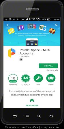 Banyak Akun Dalam Satu Smartphone, Parallel Space Perlu Anda Coba ...
