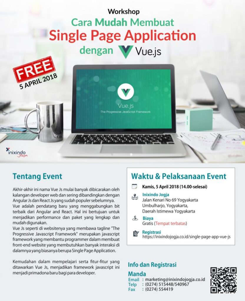 Cara Mudah Membuat Single Page Application Dengan Vue.js