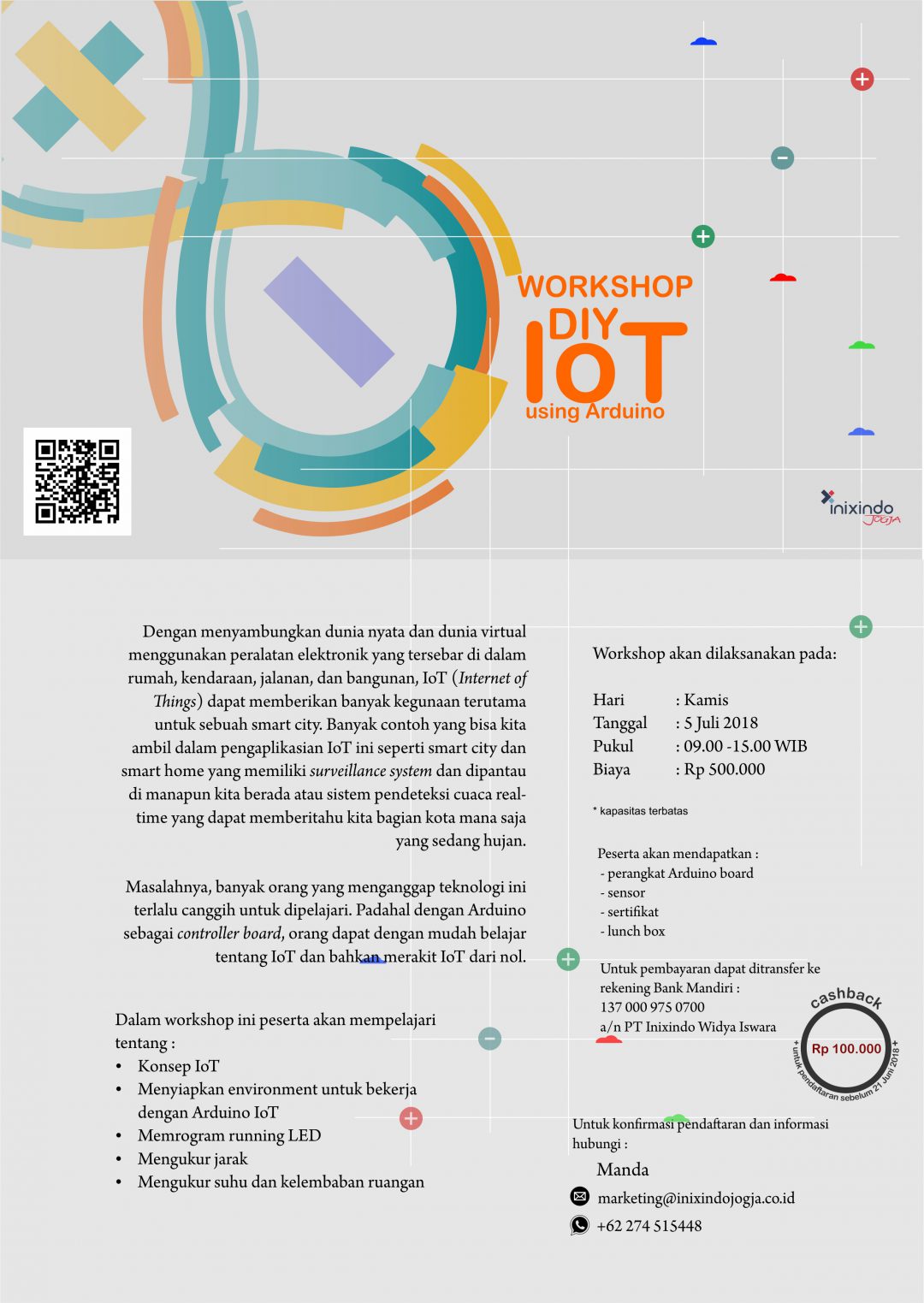 [Workshop]: "DIY IoT Using Arduino" – Inixindo Jogja