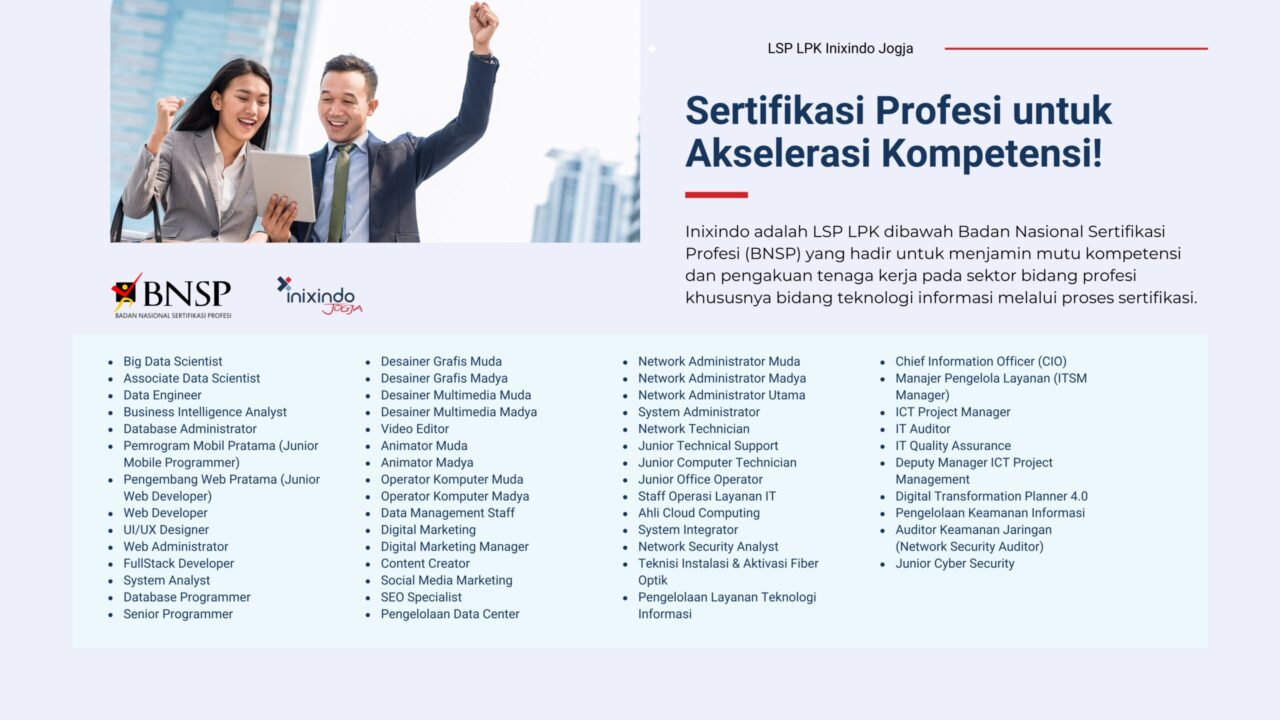 Sertifikasi IT – Inixindo Jogja