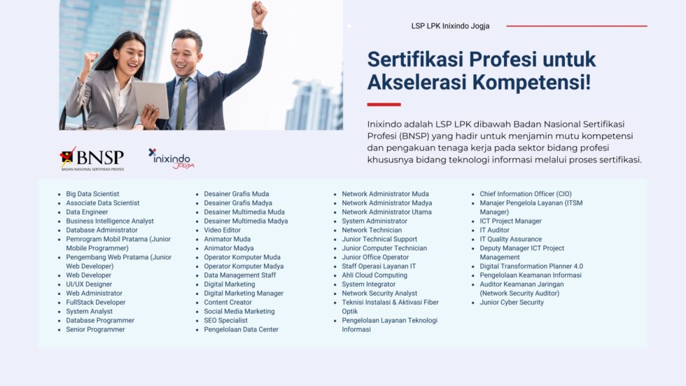Sertifikasi IT – Inixindo Jogja